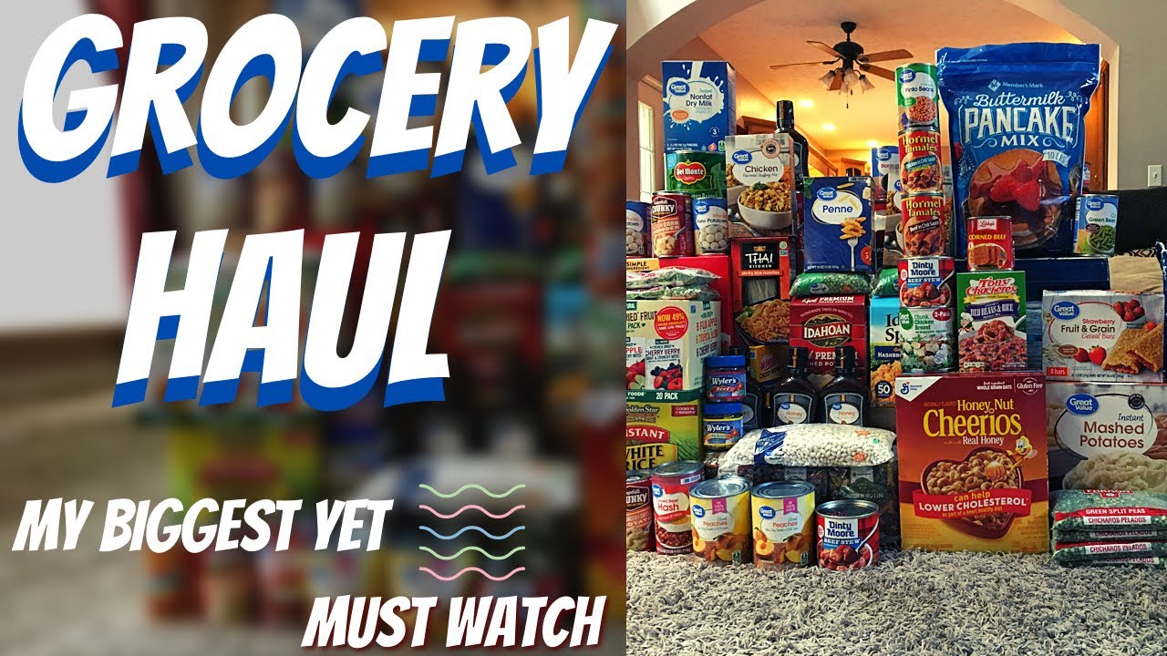 Grocery Haul. Must Watch. My Biggest Haul. Extreme. Walmart Grocery ...