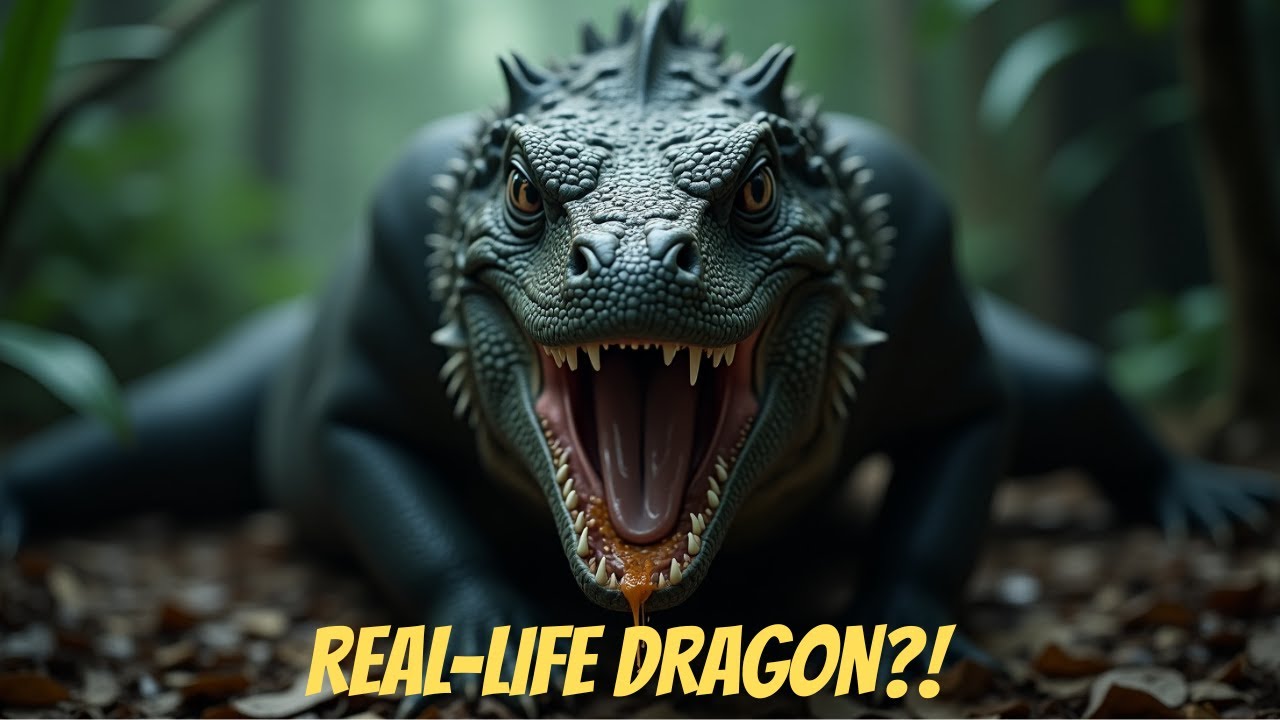 Komodo Dragons Nature's Real Life Dragons Unveiled! #facts #lizards # ...