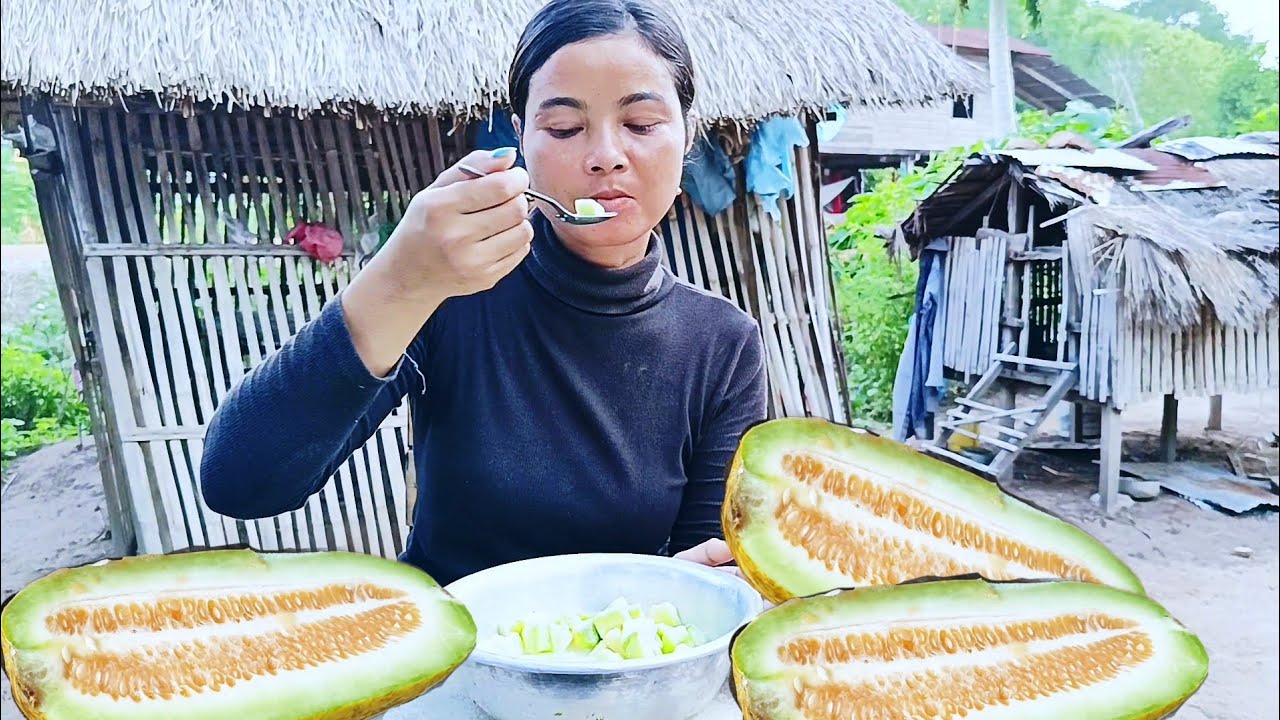eating cucumber milk so Cool eating. - YouTube