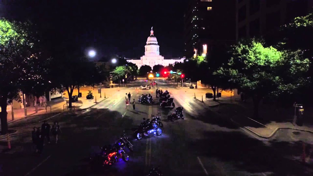 ROT Rally 2015 motorcycles on Congress Ave - OverAustin.com - YouTube