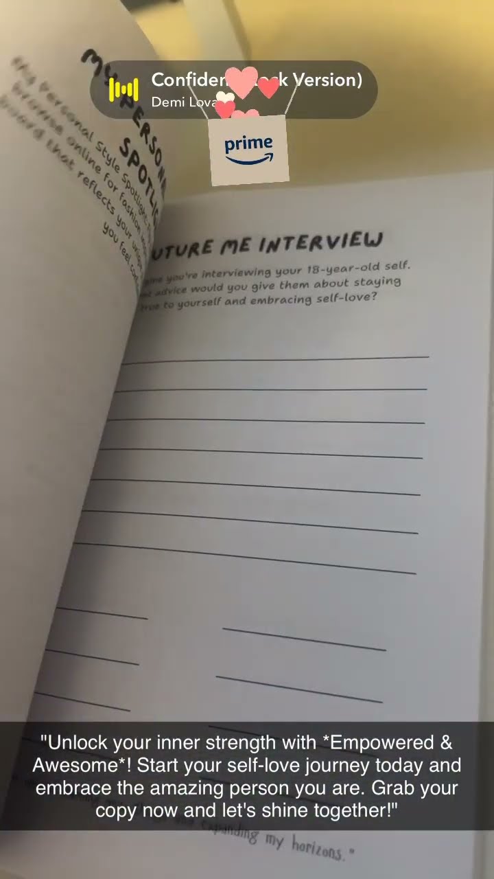 Introducing “Empowered & Awesome” Teen journal #teen #personaldevelopmentbooks #journaling # ...