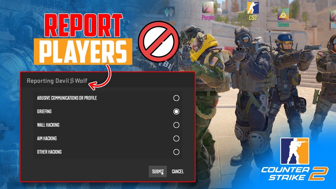 How To Report Player in Counter Strike 2 on PC | Make Report Against ...