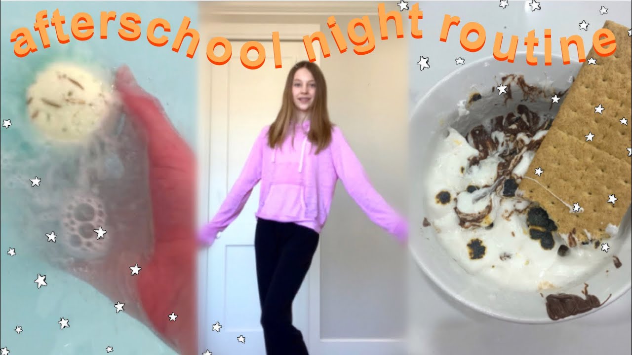 AFTERSCHOOL NIGHT ROUTINE 2021 | productive + aesthetic - YouTube