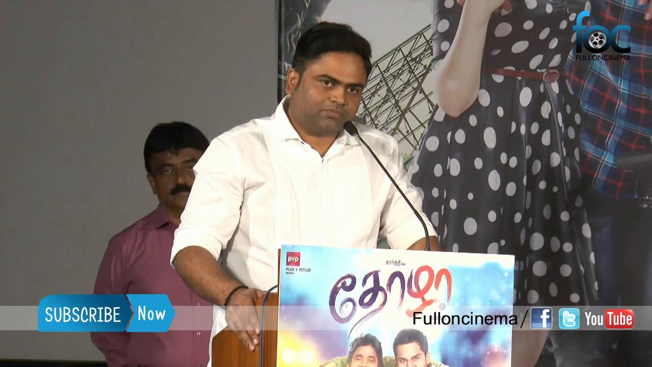 Director Vamsi Paidipally at Thozha Press Meet - YouTube