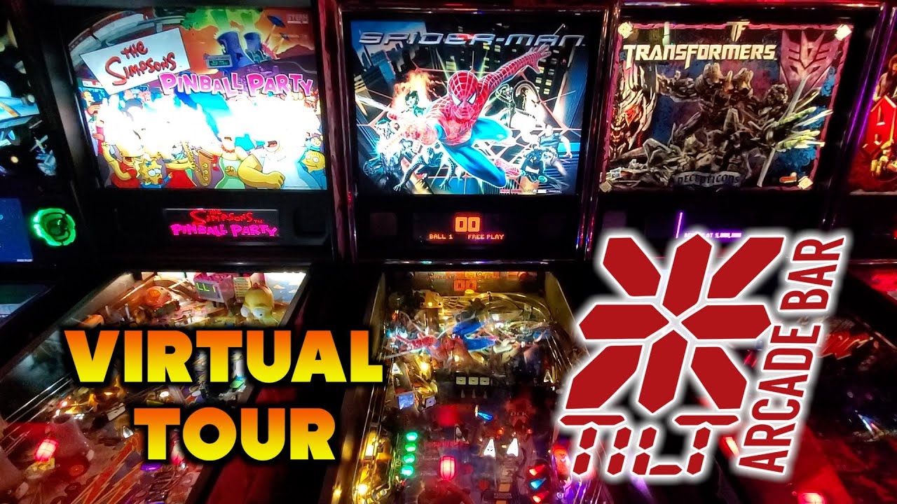 Virtual Tour: TILT ARCADE BAR in London, Ontario (Vintage Arcade Games ...