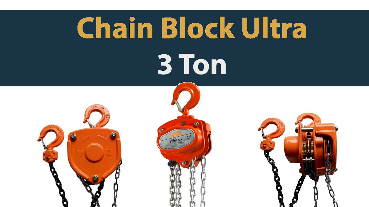Review & Tutorial Rakit Chain Block Ultra 3 Ton - YouTube