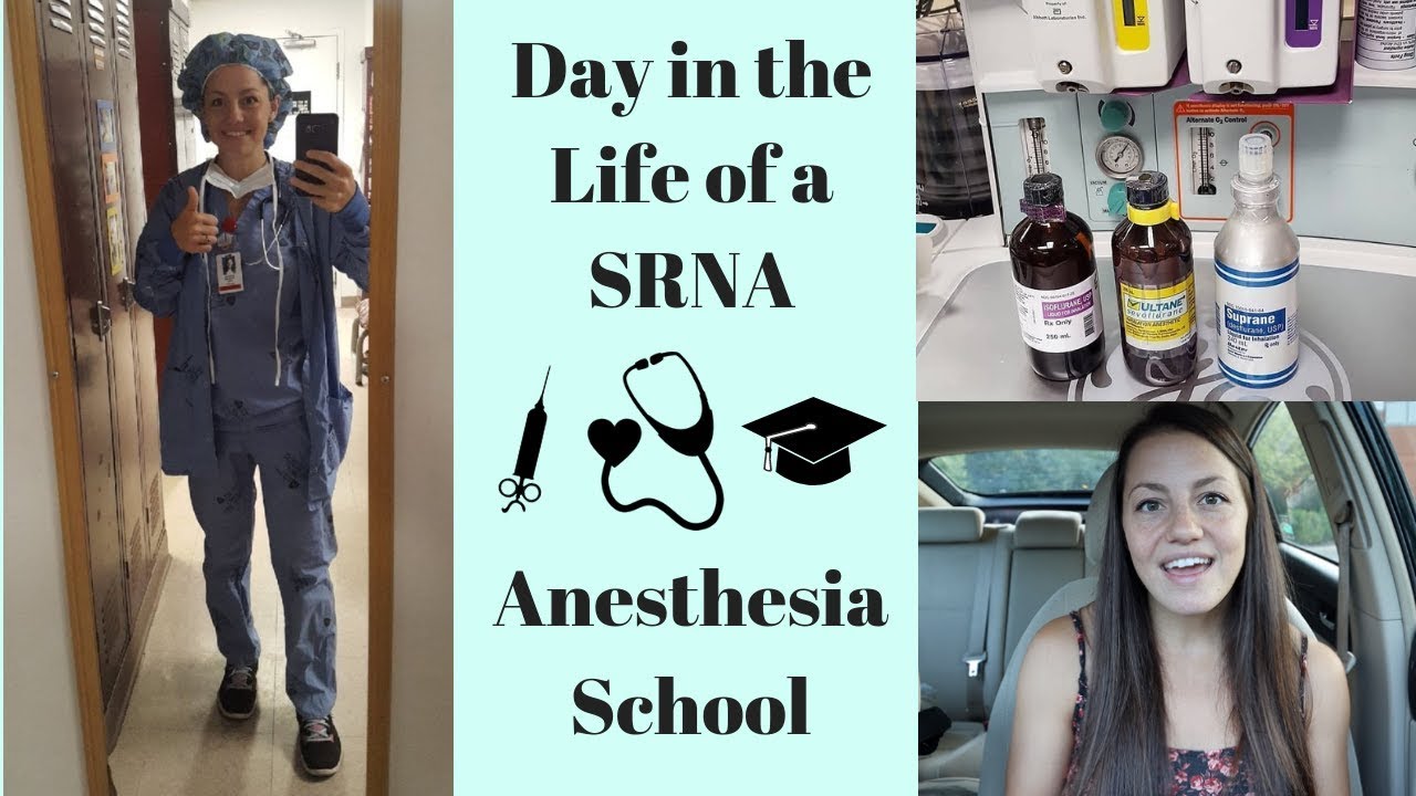 CRNA School | A day in the life of a 2nd year SRNA! - YouTube