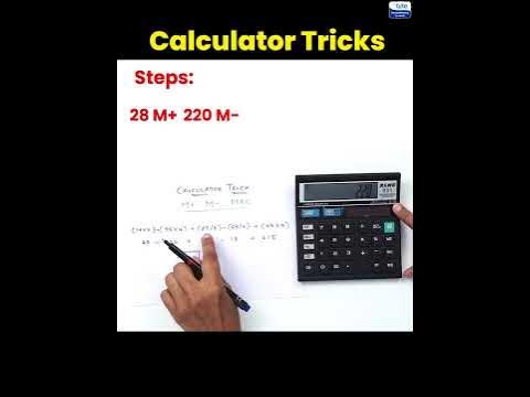 How to use M+ M- MRC on calculator in Hindi | Calculator Trick #shorts Letstute Accountancy ...