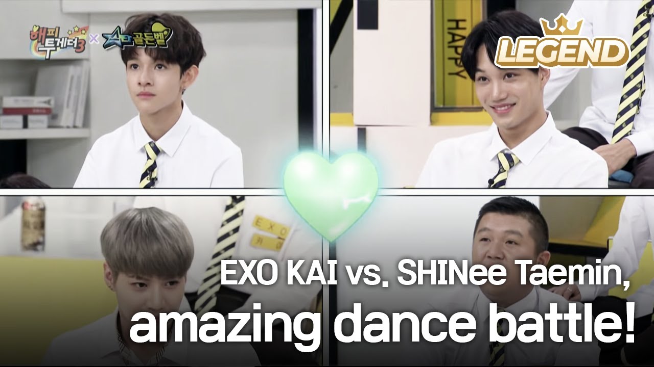 EXO KAI vs. SHINee Taemin, amazing dance battle! - YouTube