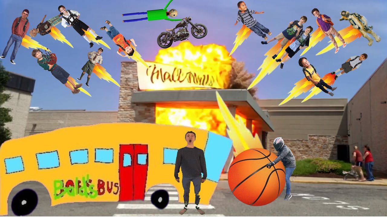 Baldi Takes His Class Go To The Mall - YouTube