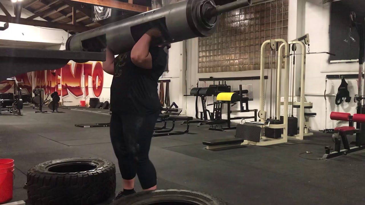 Log clean and press (95% - 180lbs) - YouTube