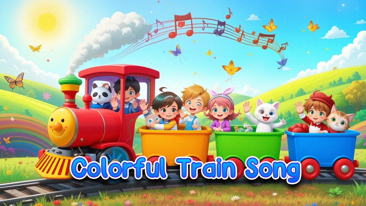Colorful Train Adventure | Learn Colors with Fun Train Ride! 🎨🚆 - YouTube