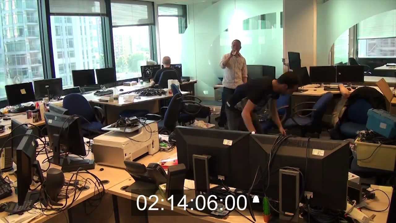 Adfero Software Engineering - Timelaps of Office Shuffle - YouTube