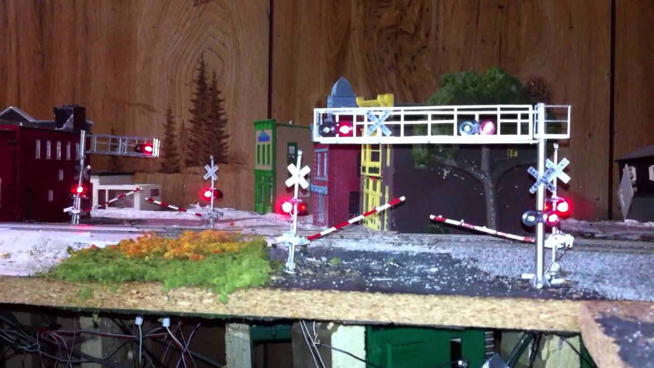 4 lane highway rail crossing test # 3 - YouTube