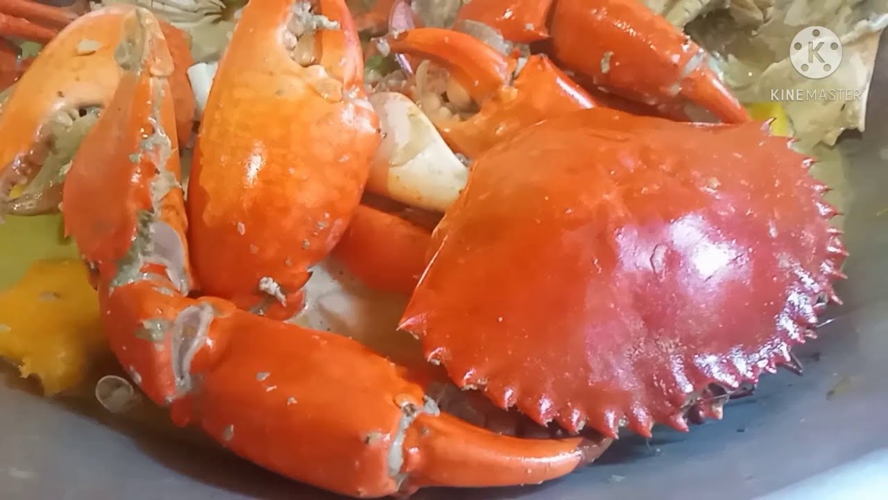 Alimango cook in coconut milk and meat with kalabasa, sitaw - YouTube