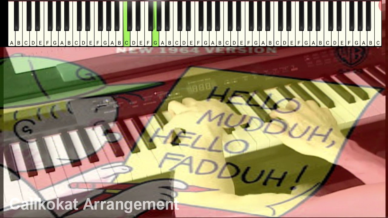 Hello Mudduh , Hello Fadduh - Allan Sherman - Piano - YouTube