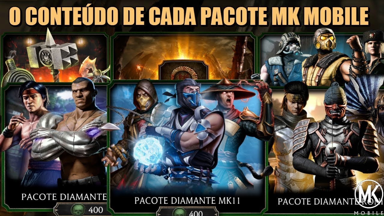 Dicas para iniciantes MK Mobile #24. O que tem em cada pacote do jogo ...
