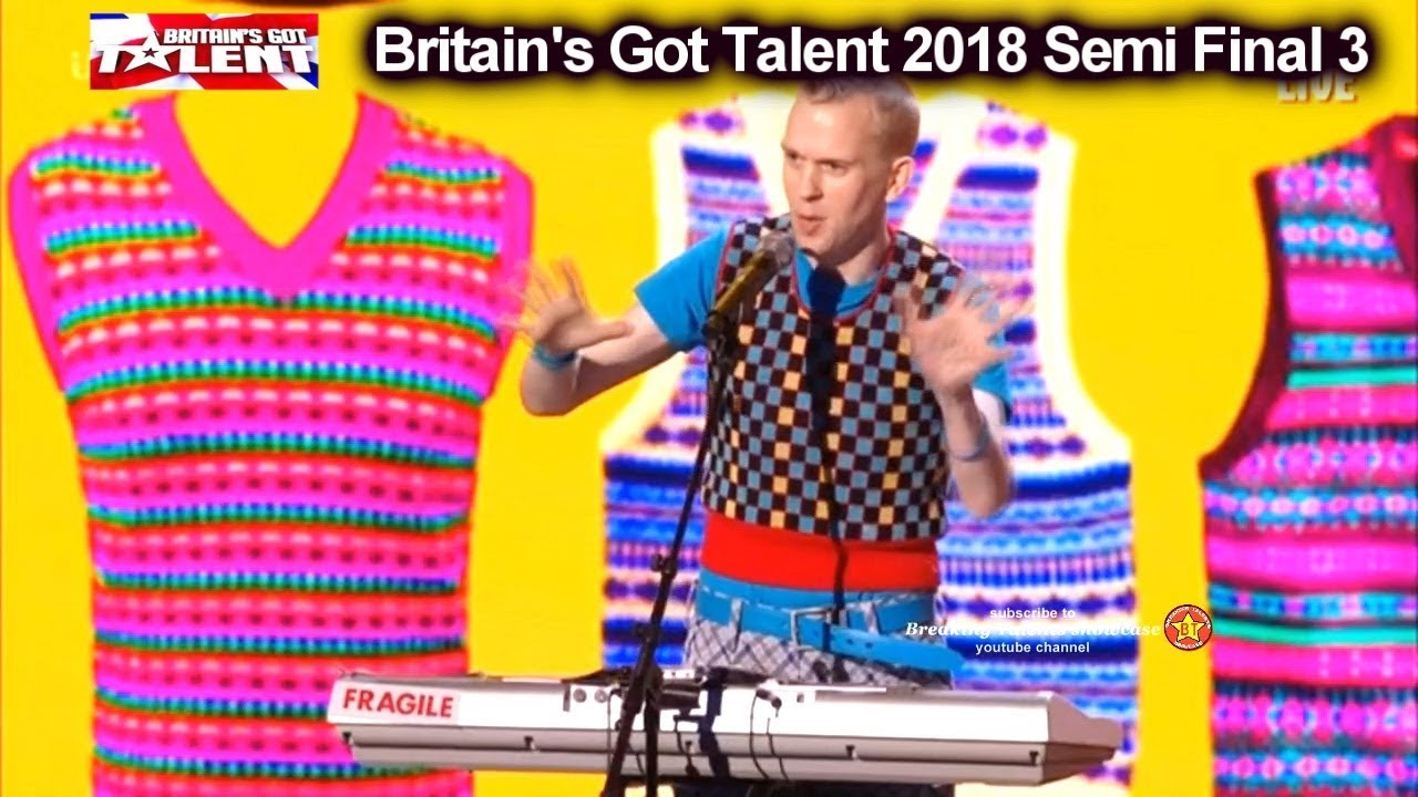 Robert White Singer Comedian SINGS ABOUT JUDGES Britain's Got Talent ...