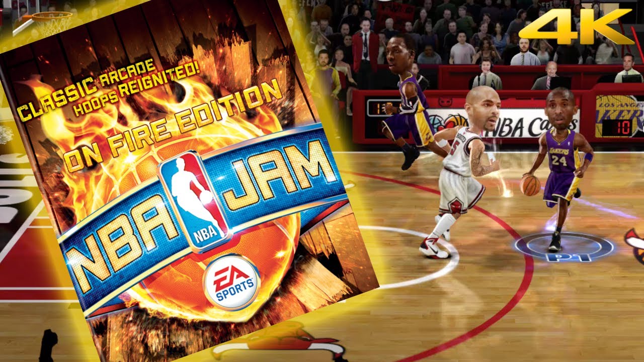 NBA JAM: On Fire Edition // L.A. Lakers vs Chicago Bulls! 4K - YouTube