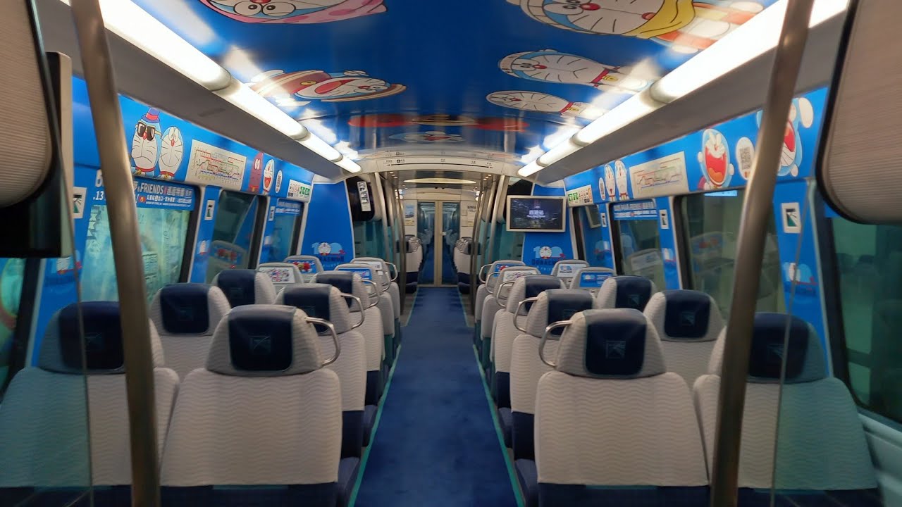 (Doraemon AEL多啦A夢機鐵)Hong Kong MTR AEL A train HOK to AIR香港港鐵機場快綫A train ...