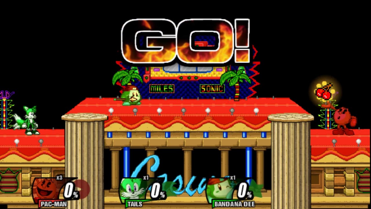 Super smash flash 2 classic mode pac man - YouTube