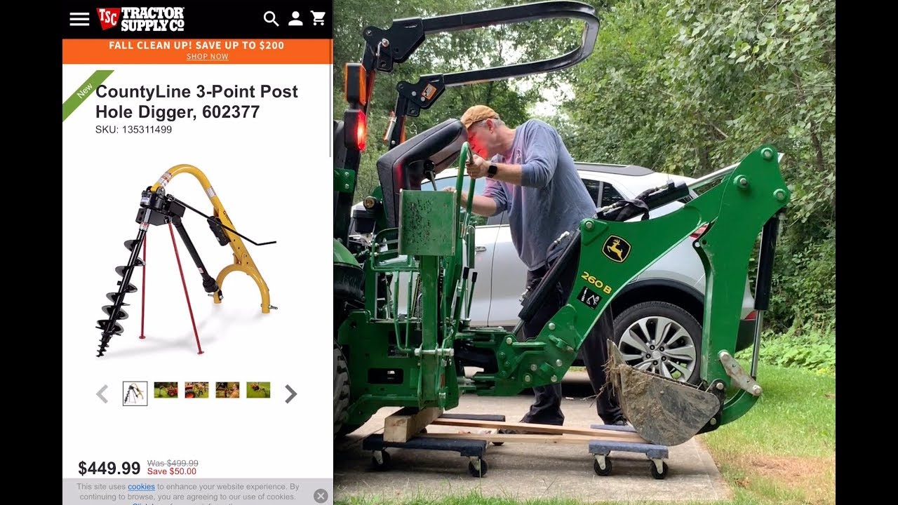 Updates: On BH Cart and Post Hole Digger - YouTube