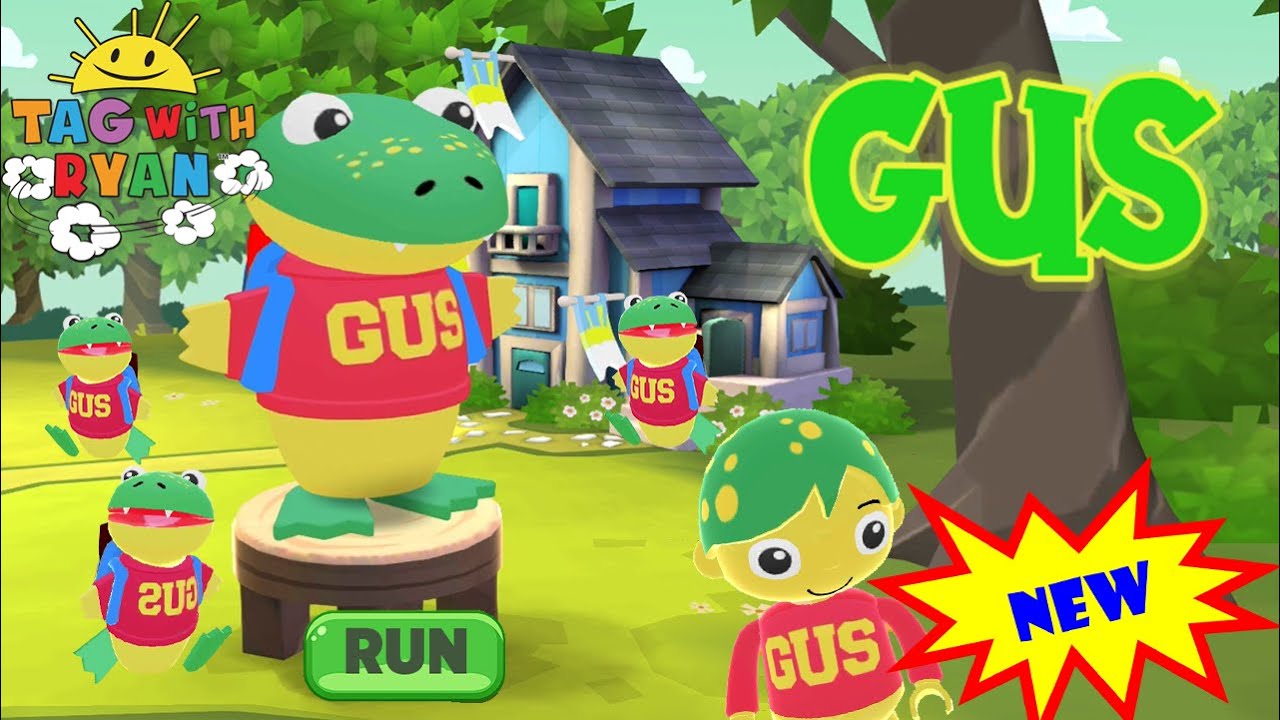 Tag with Ryan - Special character GUS Run - YouTube