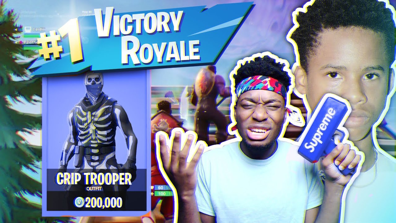 Playing Fortnite WITH A Crip Member... WILDEST DUOS GAME ON EARTH ...