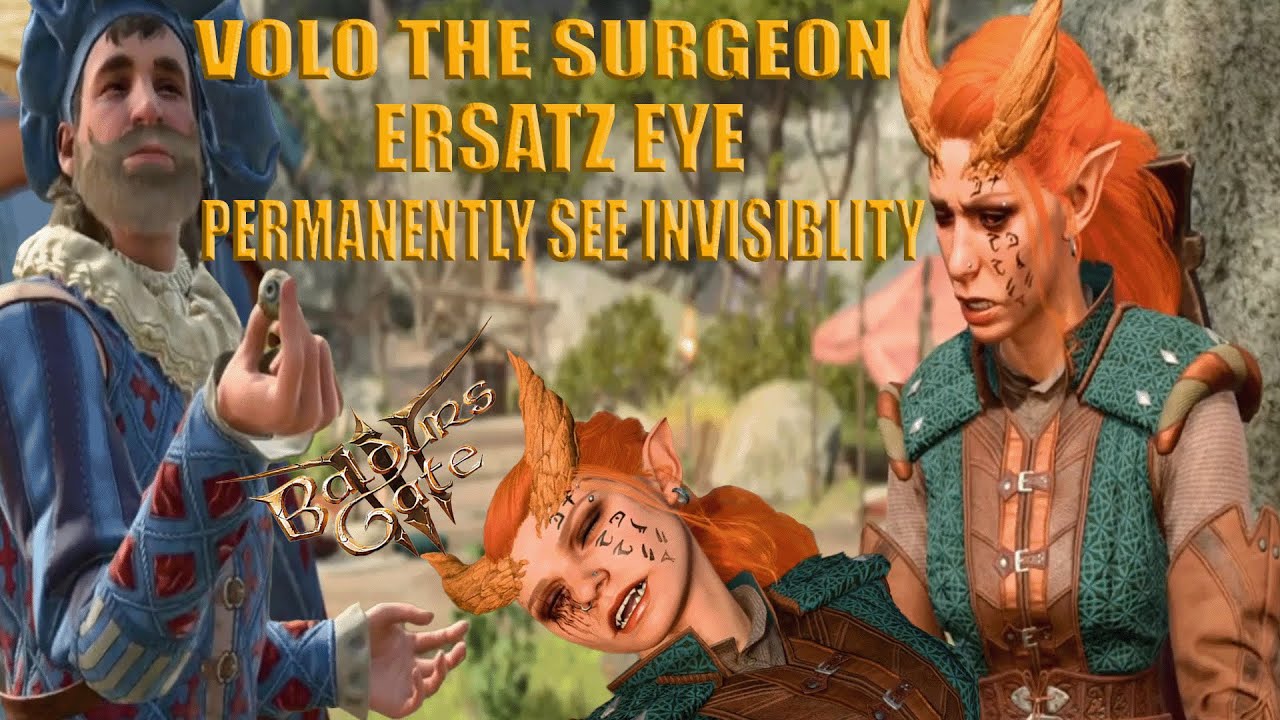 Volo The Surgeon Ersatz Eye Baldur's Gate 3 - YouTube