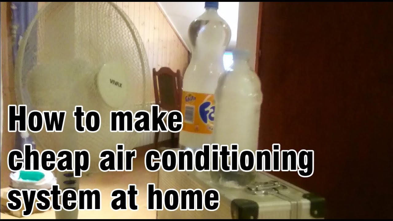 How to make cheap air conditioning system at home. - YouTube