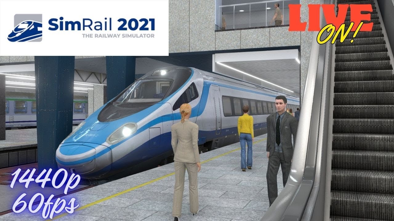 LIVE! - SimRail - The Railway Simulator - YouTube
