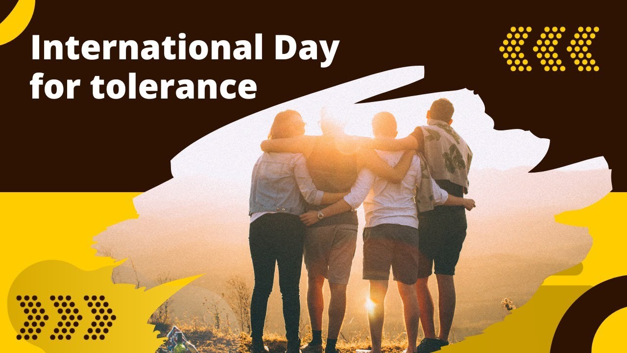 "International day for tolerance"|motivational speech - YouTube