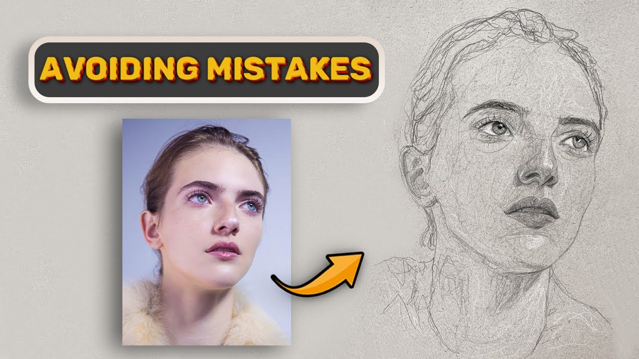 A method that saves you from failure in drawing a portrait - YouTube