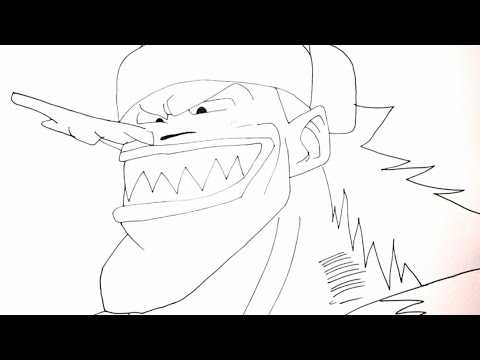 How to draw Arlong|One piece|step by step - YouTube