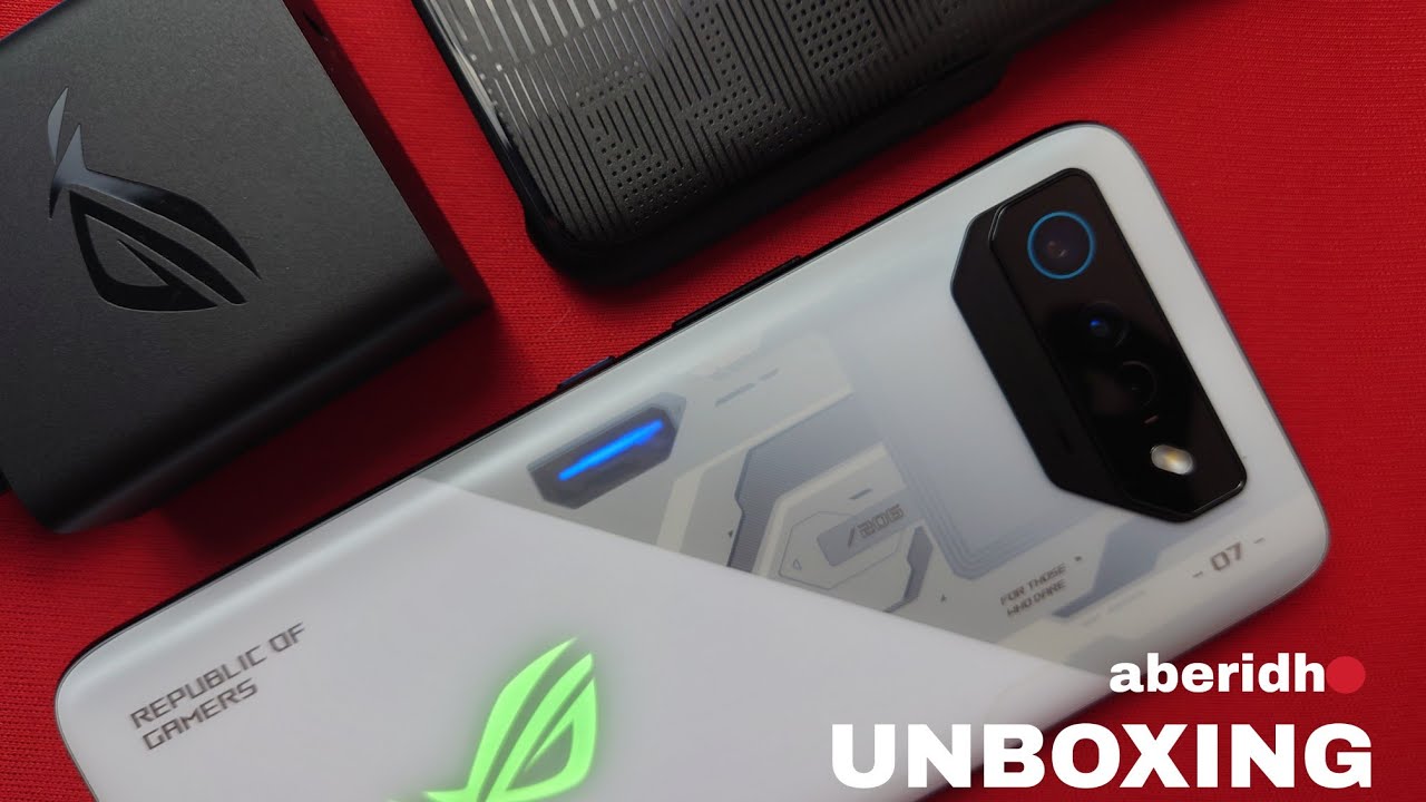 Unboxing ROG Phone 7 Strom White | Gaming Test - ASMR - YouTube