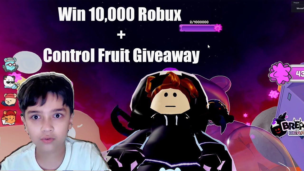 Win 10K Robux for FREE + Exclusive UGCs! 🎉 Bonus: Control Fruit ...