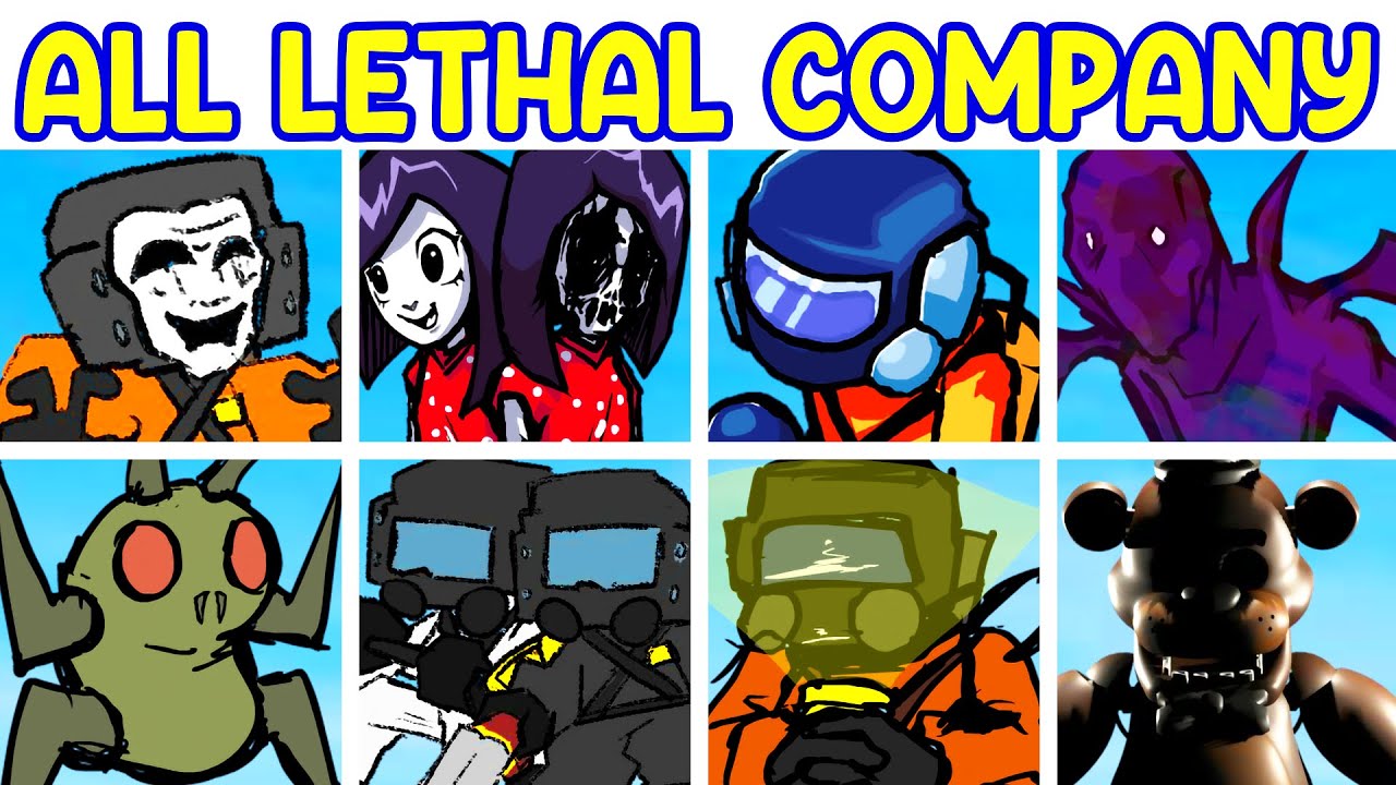 ALL LETHAL COMPANY x FNF MODS - YouTube