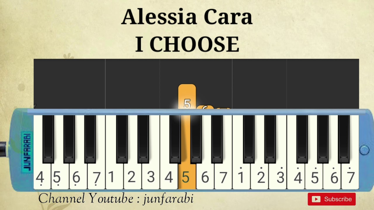 Alessia Cara - I CHOOSE - note pianica - YouTube