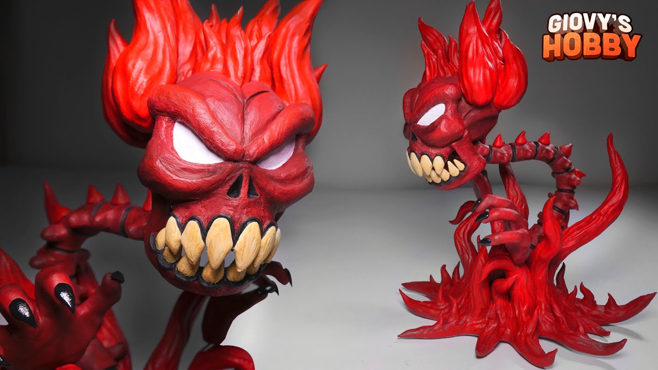 We did our version of Tricky's Final form with Cosclay Polymer Clay ...