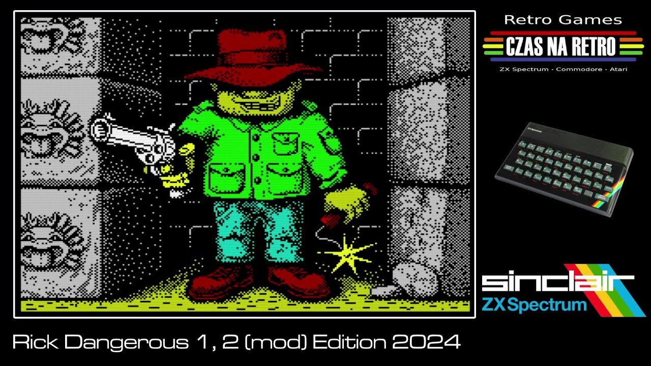 Rick Dangerous 1, 2 (mod) Edition 2024 - ZX Spectrum - YouTube
