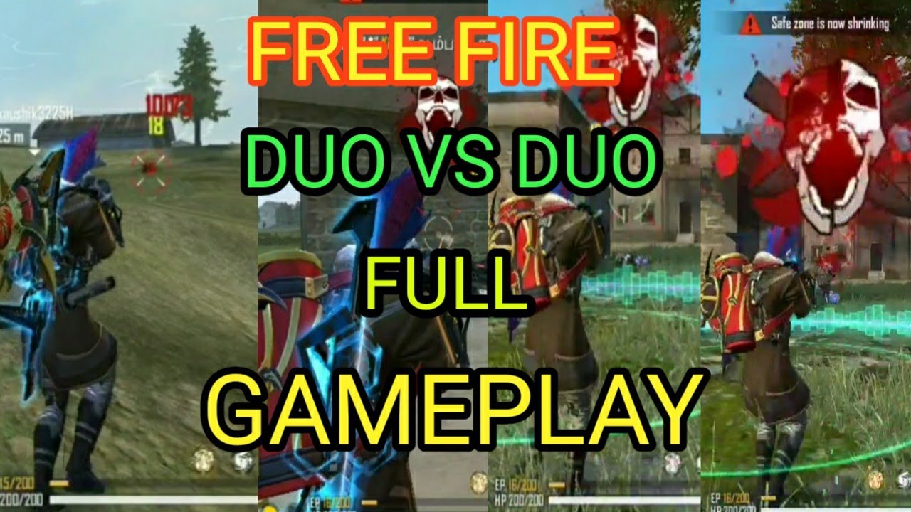 Free fire duo vs duo full match - YouTube