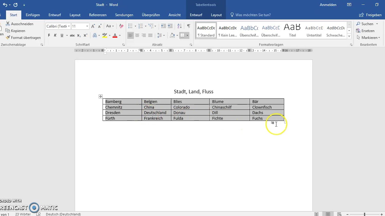 Spaltenbreite - YouTube