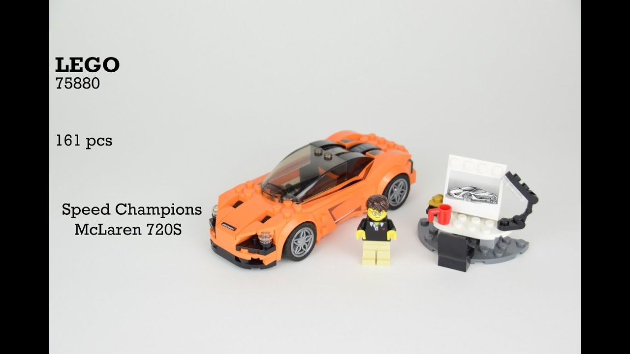 Lego 75880 Speed Champions McLaren 720S Speed Build - YouTube