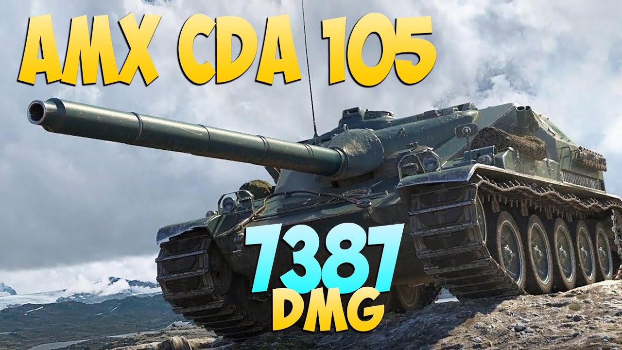 AMX Cda 105 - 7 Frags 7.3K Damage - Aggressive bush! - World Of Tanks ...