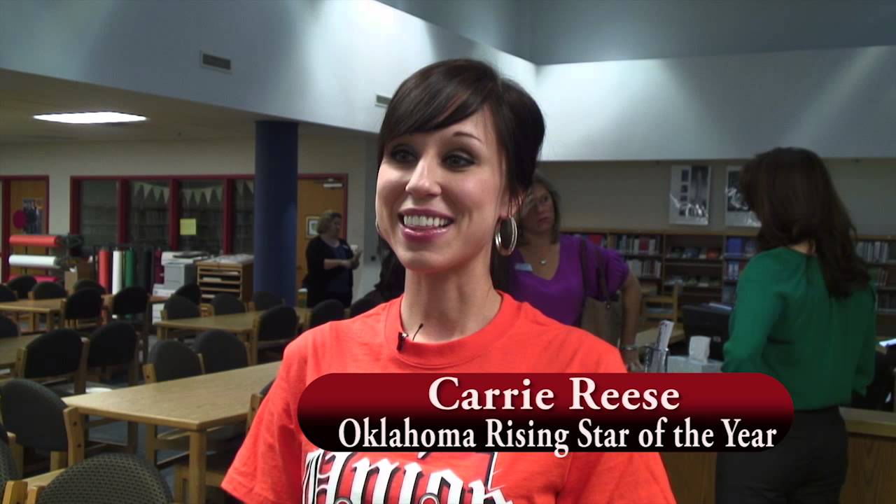 Carrie Reese: A Statewide Rising Star Teacher of the Year - YouTube
