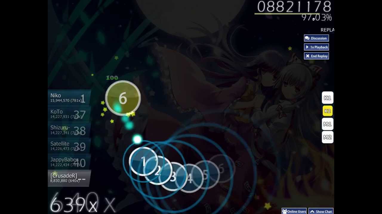 Shihori - Bamboo dance [Osu! Replay] - [CrusadeR] - YouTube