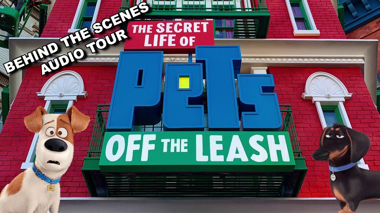 Behind The Scenes Tour of The ALL NEW Secret Life of Pets Dark Ride at ...