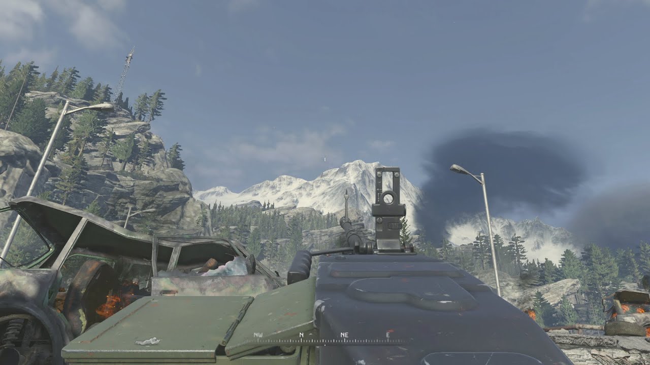 Call of Duty 4 Remastered Campaign Game Over M60E4 - YouTube