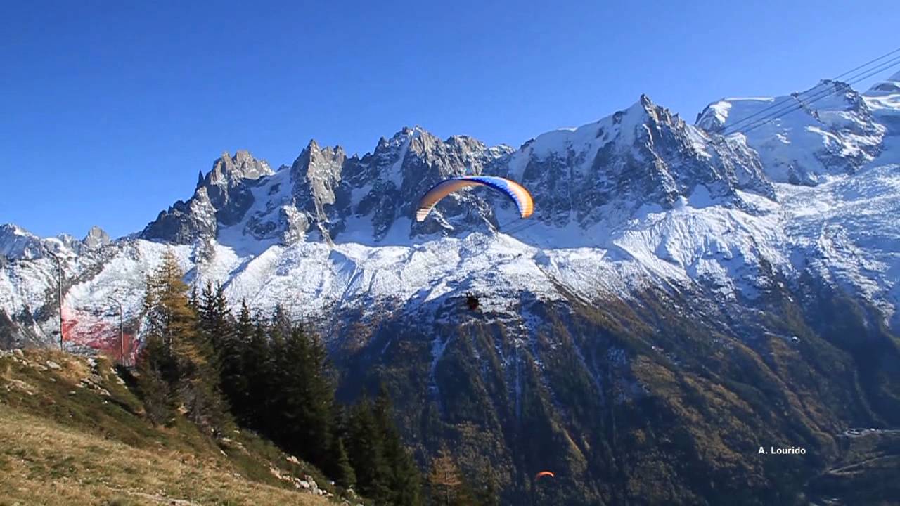 Chamonix parapente Paragliding - YouTube