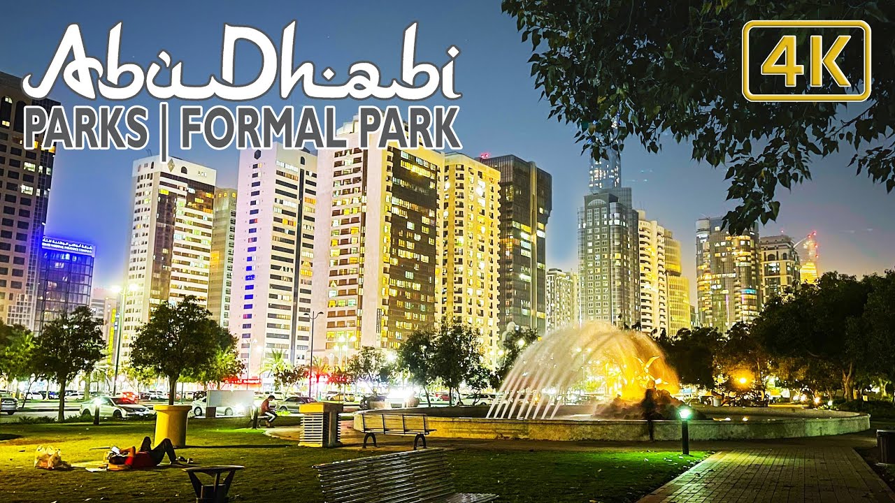 Walking in Abu Dhabi Formal Park | Abu Dhabi Parks [4K] - YouTube